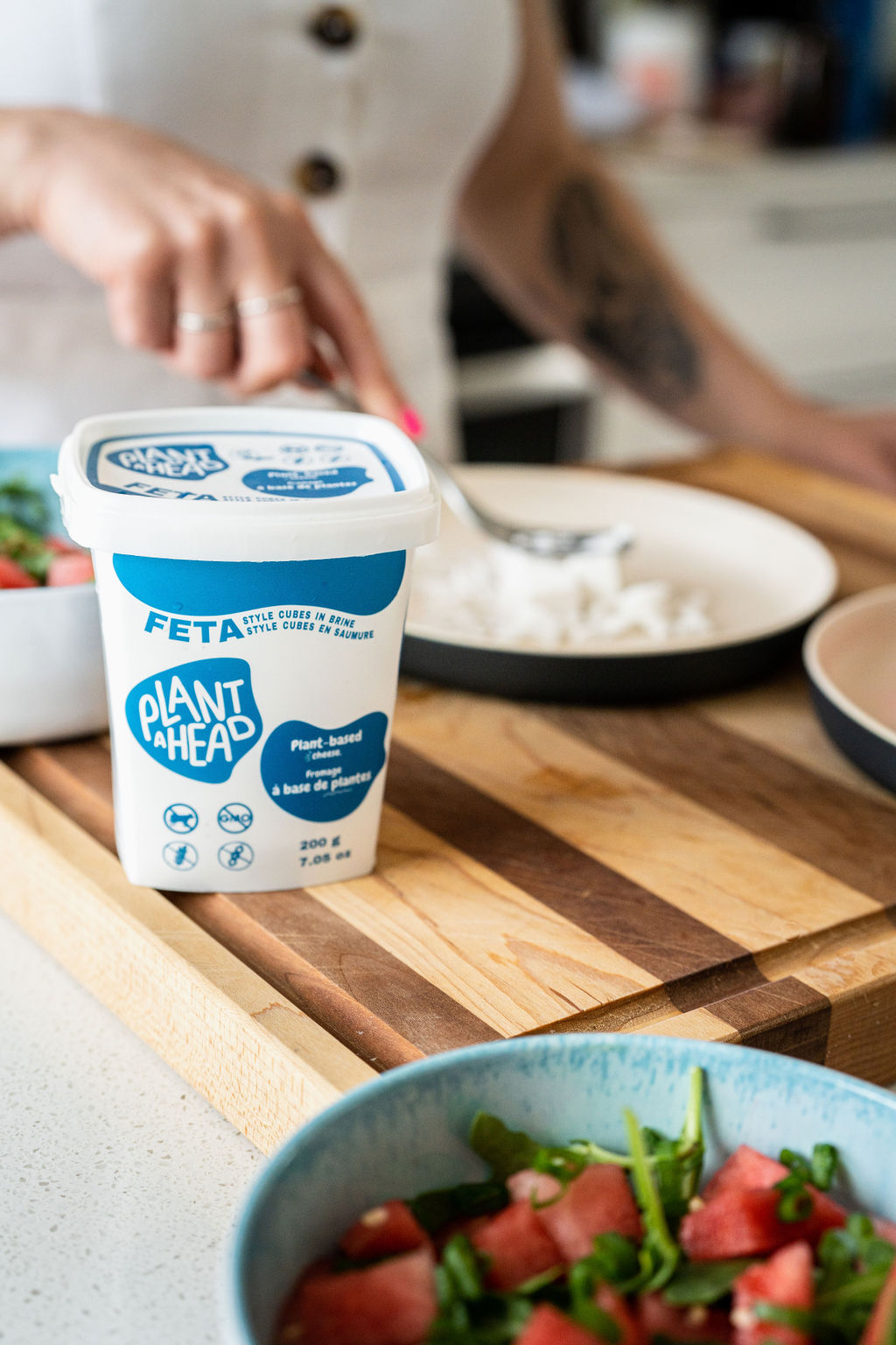 Vegan Feta Block Style in Brine - Weins Foods